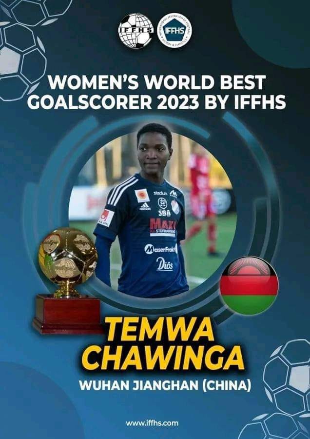 Malawi’s international Temwa Chawinga named women’s world best goal ...
