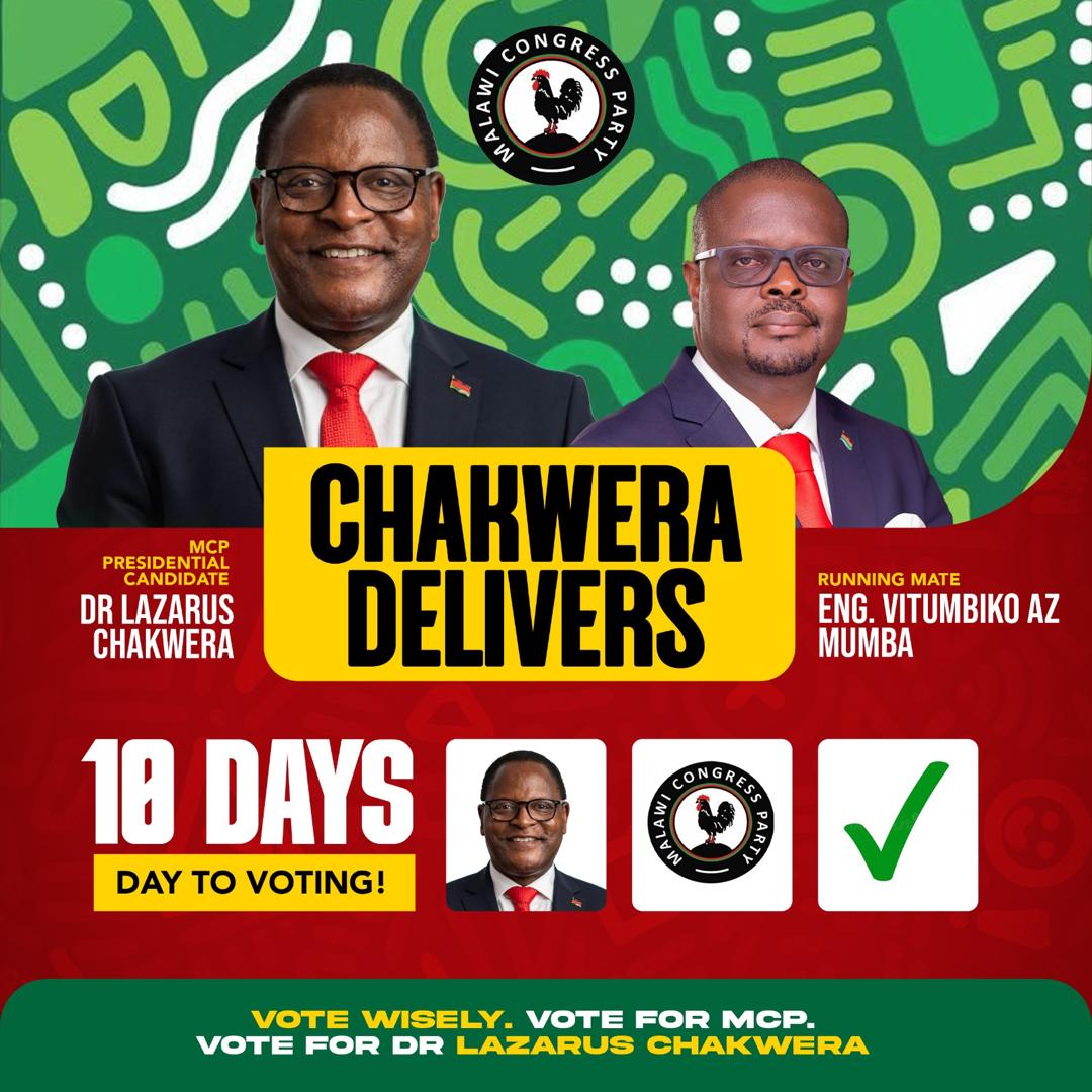 Survey Shows Chakwera Leading as Recognised Candidate, Mumba Seen as ...